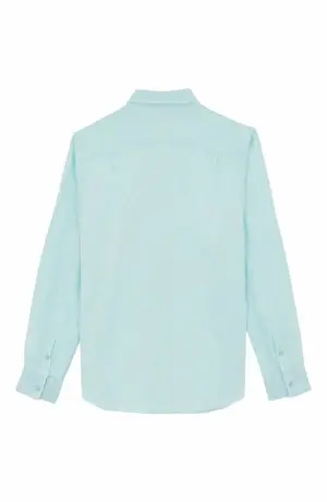 Vilebrequin Natural Dye Linen Shirt - Pacific