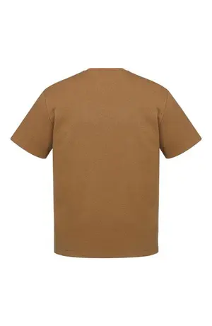 Mcm Logo Patch Bouclé T-shirt - Cognac
