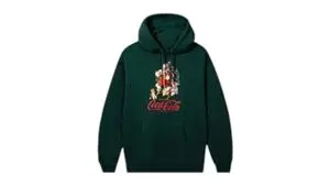 ANTI SOCIAL SOCIAL CLUB X Cocacola Santa Hoodie - Green