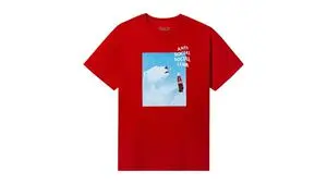 ANTI SOCIAL SOCIAL CLUB Cocacola Pb Snowflake Tee Shirt - Red