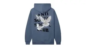 ANTI SOCIAL SOCIAL CLUB Appreciate Life Hoodie - Storm Blue