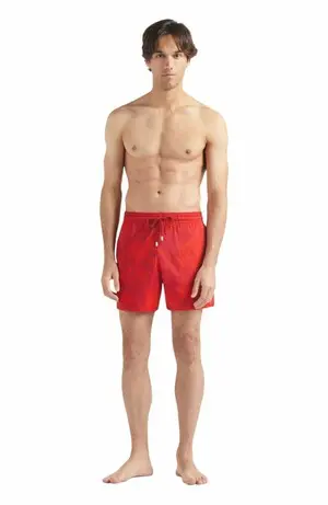 Vilebrequin Vilebrequin Flower Power Stretch Swim Shorts Lipstick