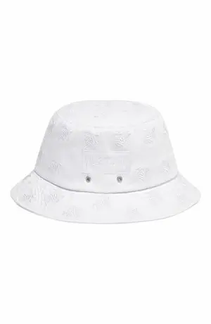 Vilebrequin Embroidered Bucket Hat - Blanc