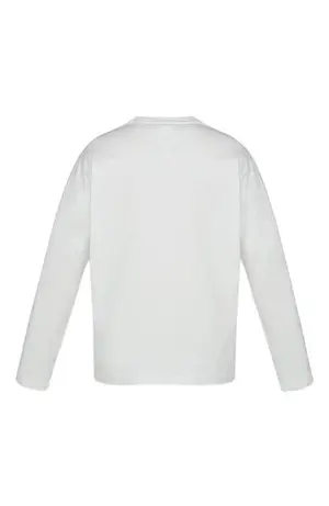 Mcm Essential Laurel Logo Shirt In Organic Cotton - White