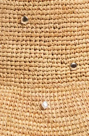 L*Space Carmel Island Raffia Bucket Hat