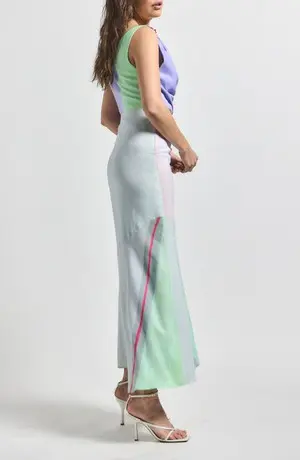 Derek Lam 10 Crosby Gabrielle Print Maxi Dress