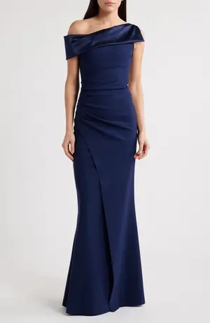 Chiara Boni La Petite Robe Koppany Mermaid Gown - Blue Notte