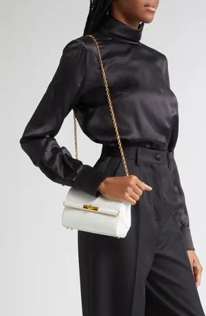 Dolce & Gabbana Marlene Chain Strap Shoulder Bag - Bianco Ottico