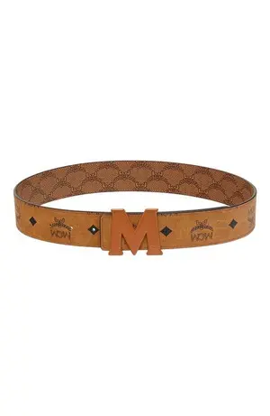 Mcm Canvas Belts For Men
