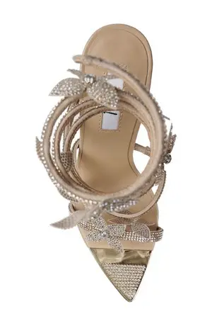 ZIGI Zinnia Embellished Platform Sandals - Gold Suede