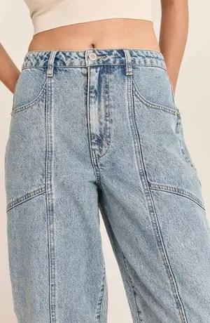 UNPUBLISHED Ellis Roadtrip Barrel Leg Jeans