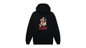 ANTI SOCIAL SOCIAL CLUB X Coca-cola Santa Hooded Sweatshirt - Black