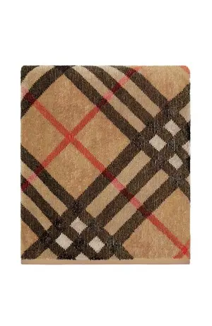 Burberry Check Cotton Towel - Sand