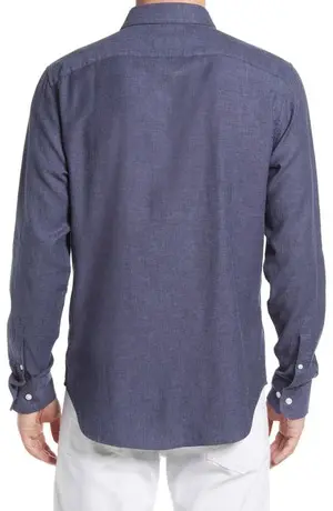 Bonobos Slim Fit Stretch Linen & Cotton Button-up Shirt