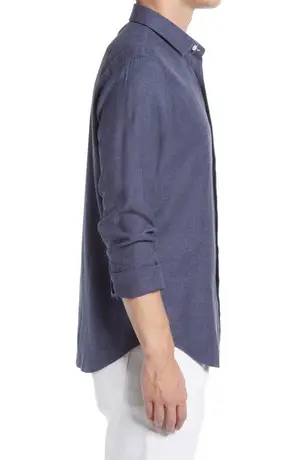 Bonobos Slim Fit Stretch Linen & Cotton Button-up Shirt
