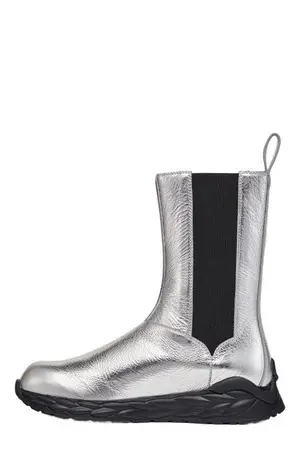 Mcm Skywander Ankle Boots - Silver