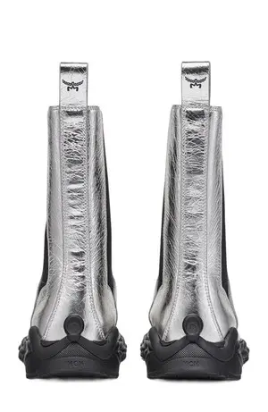 Mcm Skywander Ankle Boots - Silver