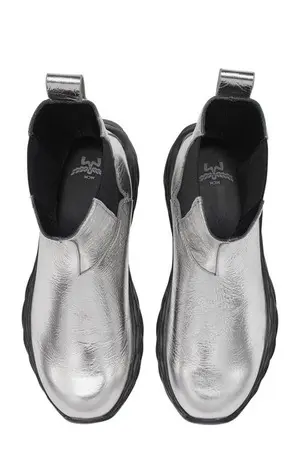 Mcm Skywander Ankle Boots - Silver
