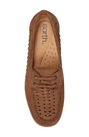 Earth Wishing Boat Shoe - Dark Brown