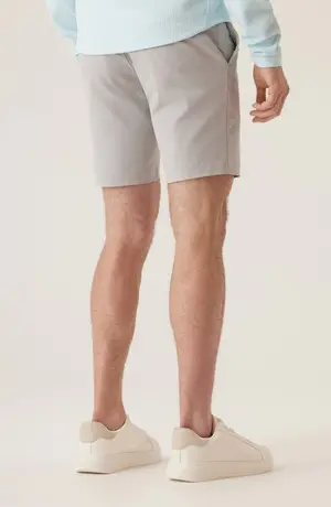 DEKE Oasis Luxeflex Twill Bermuda Shorts - Stone