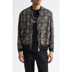 Undercover Print Silk-blend Blouson Jacket