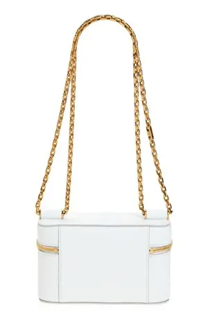 Dolce & Gabbana Sicily Leather Vanity Case Crossbody Bag - Bianco Ottico
