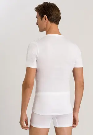Hanro Cotton Pure Fitted Cotton Crew Neck T-shirt