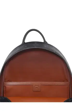Mcm Medium Stark Side Studs Backpack - Black