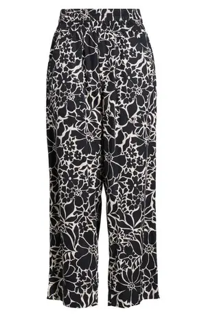 Wit & Wisdom Floral Print Cropped Pants