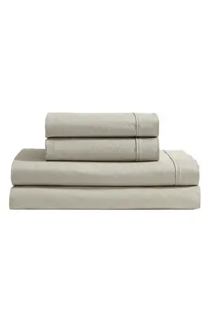 Calvin Klein 200 Thread Count Cotton Percale Sheet Set - Absinthe Green