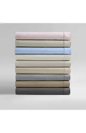 Calvin Klein 200 Thread Count Cotton Percale Sheet Set - Chambray Blue