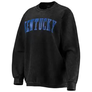 PRESSBOX Kentucky Wildcats Vintage Wash Pullover Sweatshirt