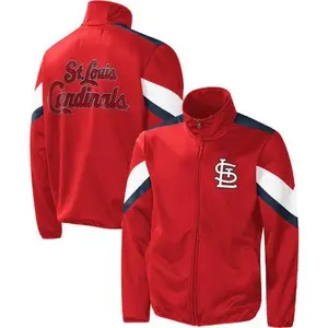 G-III SPORTS BY CARL BANKS St. Louis Cardinals Earned Run Full-zip Jacket - Red