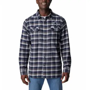 Columbia Dallas Cowboys Flare Gun Flannel Button-up Shirt - Navy
