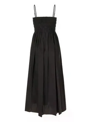 Michael Kors Smocked Maxi Dress - Black