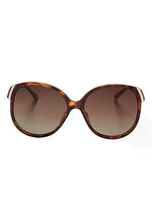 Chloé Butterfly-frame Sunglasses - Brown