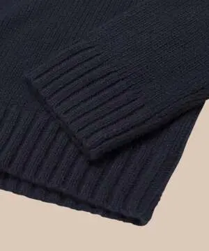 Jenni Kayne Cashmere Amelia Crewneck Top - Navy