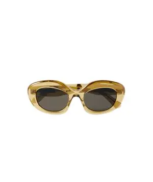 Loewe Curvy Oversized Sunglasses - Green