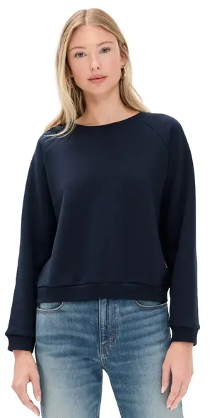 JAMIE HALLER The Daily Sweatshirt - Navy