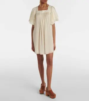 Chloé Ro33 Silk Minidress