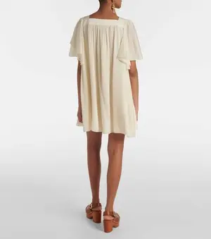 Chloé Ro33 Silk Minidress