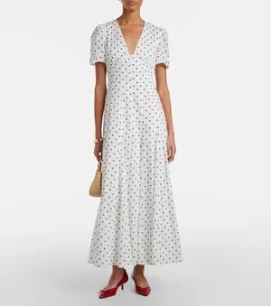 Posse Polka-dot Maxi Dress - Blue