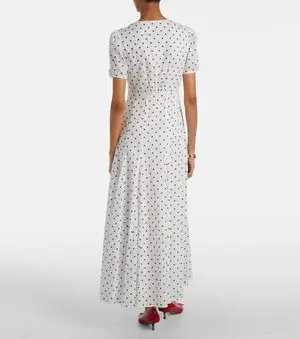 Posse Polka-dot Maxi Dress - Blue