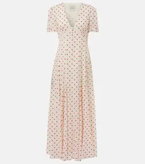 Posse Paloma Polka-dot Maxi Dress - Multicoloured