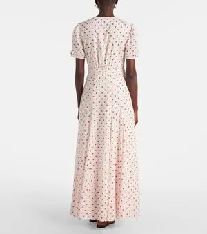 Posse Paloma Polka-dot Maxi Dress - Multicoloured