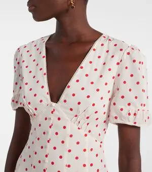 Posse Paloma Polka-dot Maxi Dress - Multicoloured