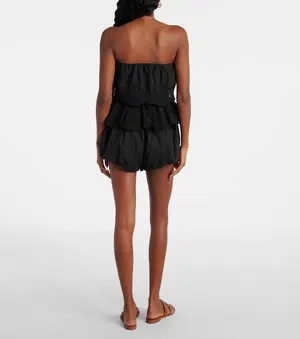 Posse Beryl Peplum Top - Black