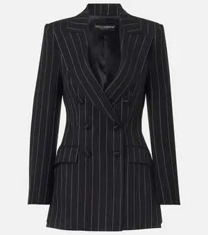 Dolce & Gabbana Striped Wool Blazer