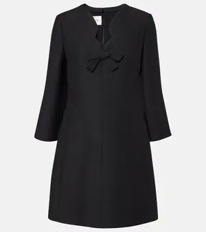 Valentino Garavani Crepe Couture Mini Dress - Black