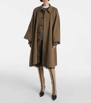 THE ROW Mesh And Leather Knee-high Boots